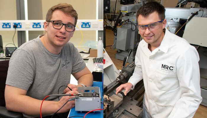 Ryan Usher and Chris Palmer complete their degrees in Electronics and Mechanical Engineering ...
