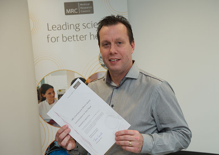 LMB staff success in MRC CEO Awards - MRC Laboratory of Molecular Biology
