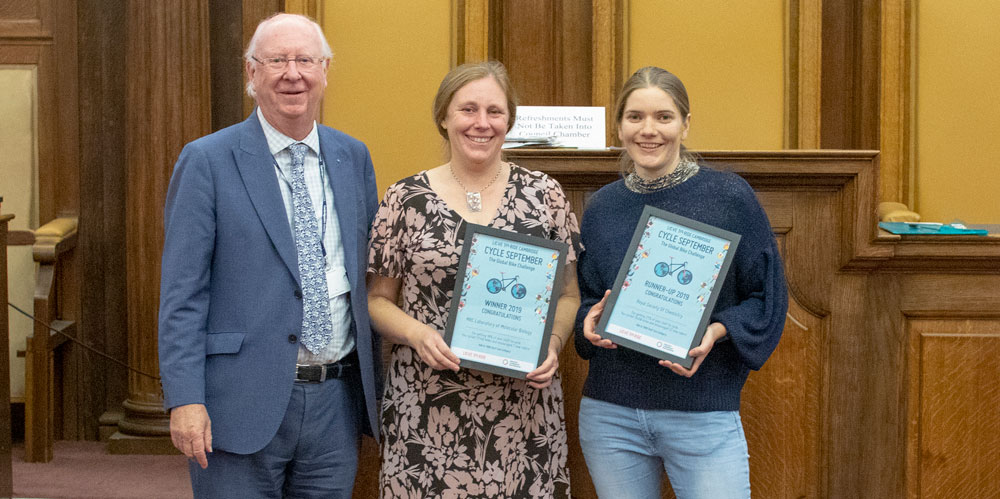 LMB cyclists ride high in the saddle - MRC Laboratory of Molecular Biology